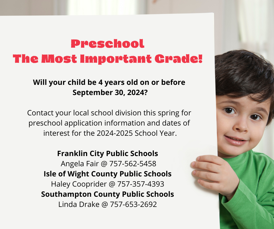 FCPS PreK & Kindergarten Registration | Early Childhood Western Tidewater